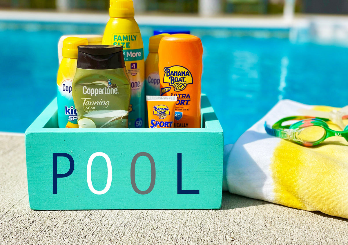 Wooden Pool Storage Box – The Wooden Owl
